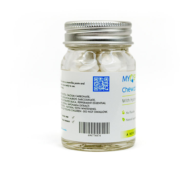 Natural toothpaste tablets (with hydroxyapatite) – Myospots